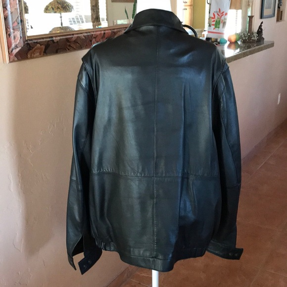 Alfani | Jackets & Coats | Mens Alfani Black Leather Jacket | Poshmark